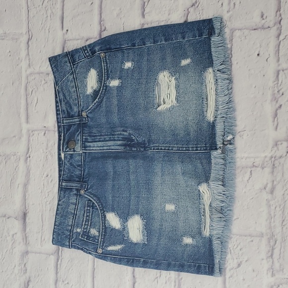 Free People | Skirts | 6 Free People Out Of Ordinary Denim Mini In ...